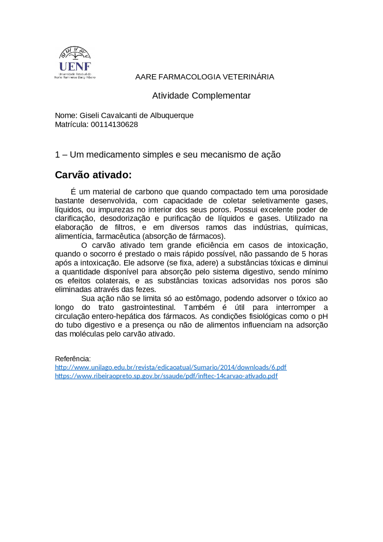 Medicamento simples - Docsity