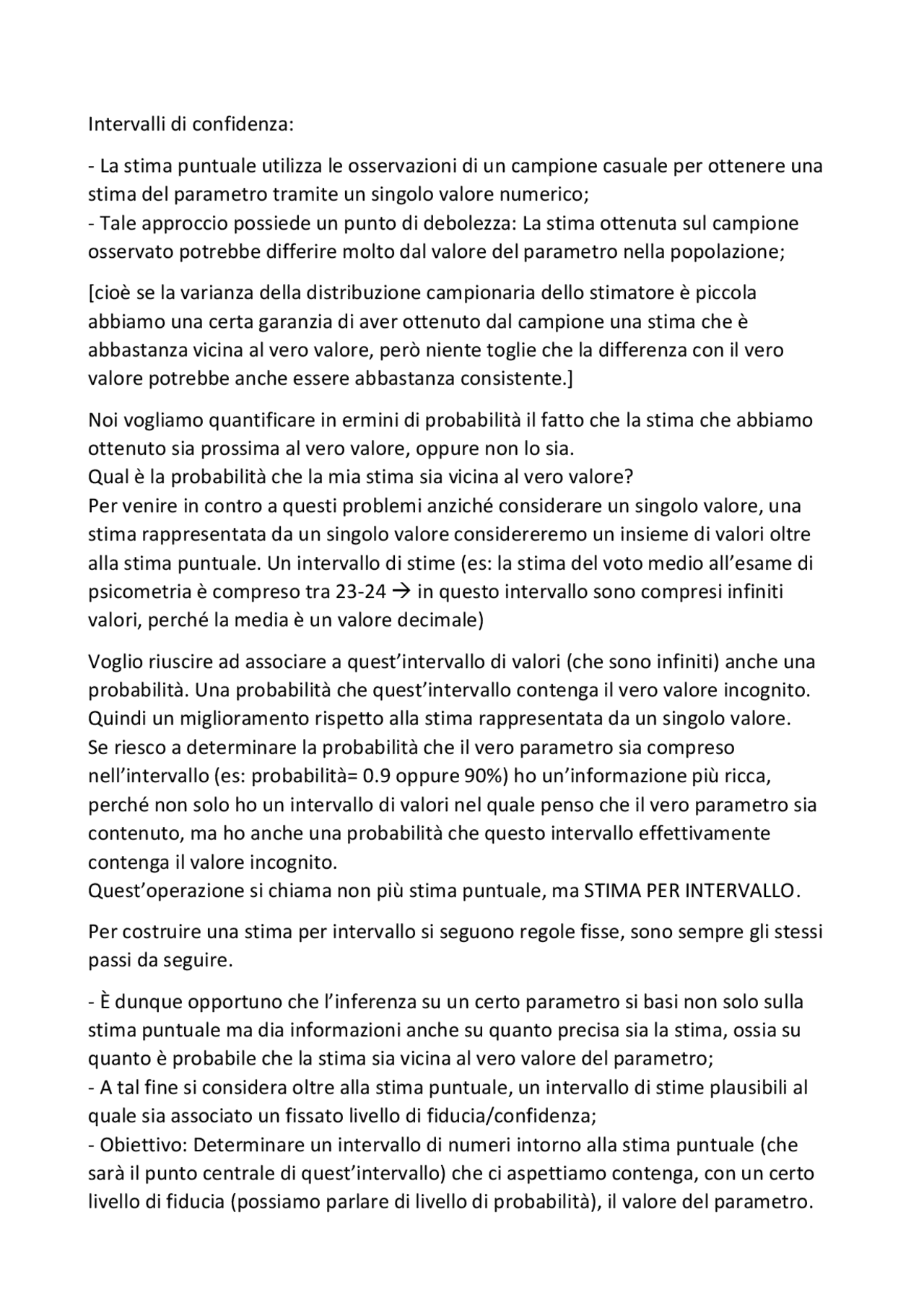 Statistica Seconda Parte Docsity