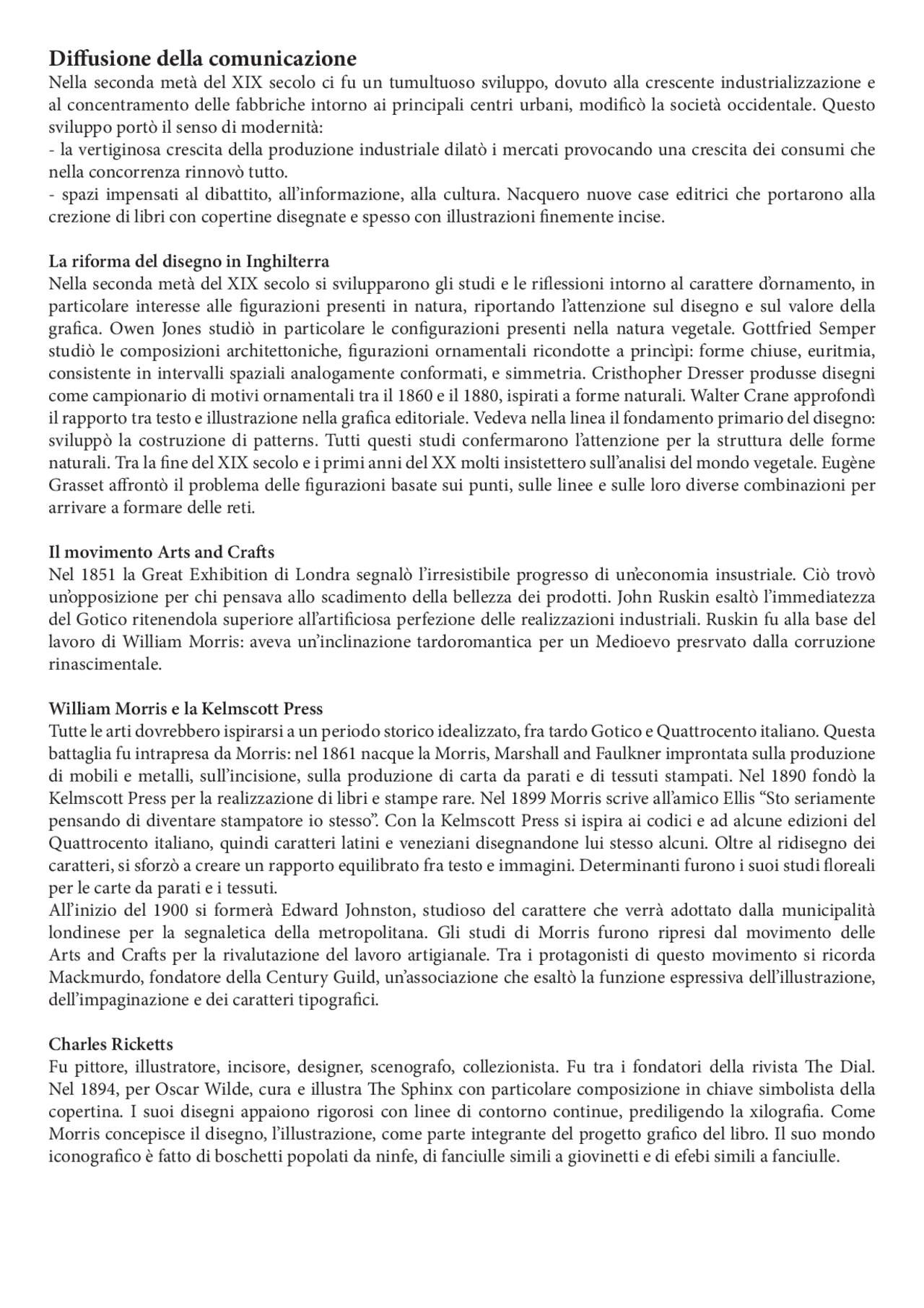 Storia Del Design Grafico Docsity
