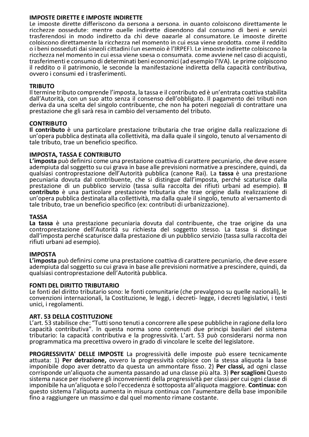 Diritto Tributario Risposte Multiple Docsity