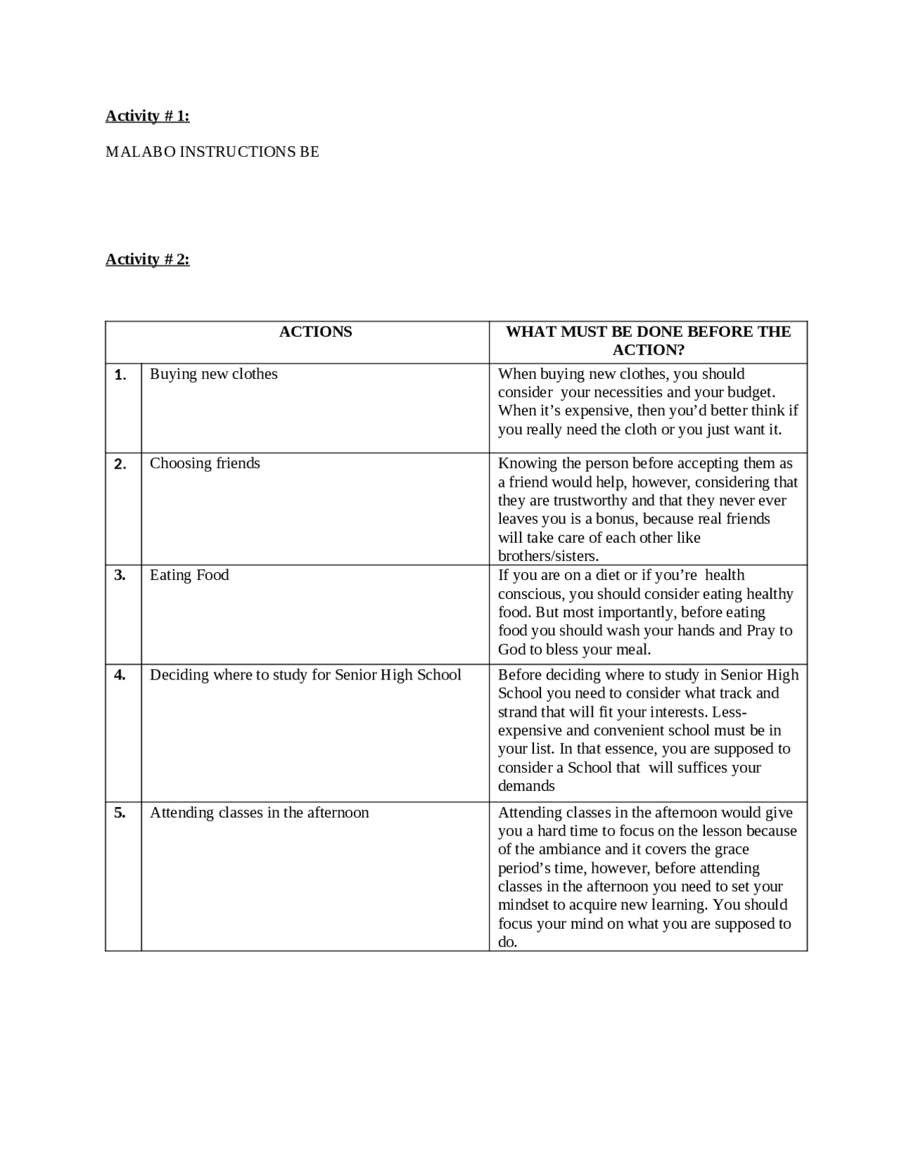 Understanding Philosophy Exercises Philosophy Docsity