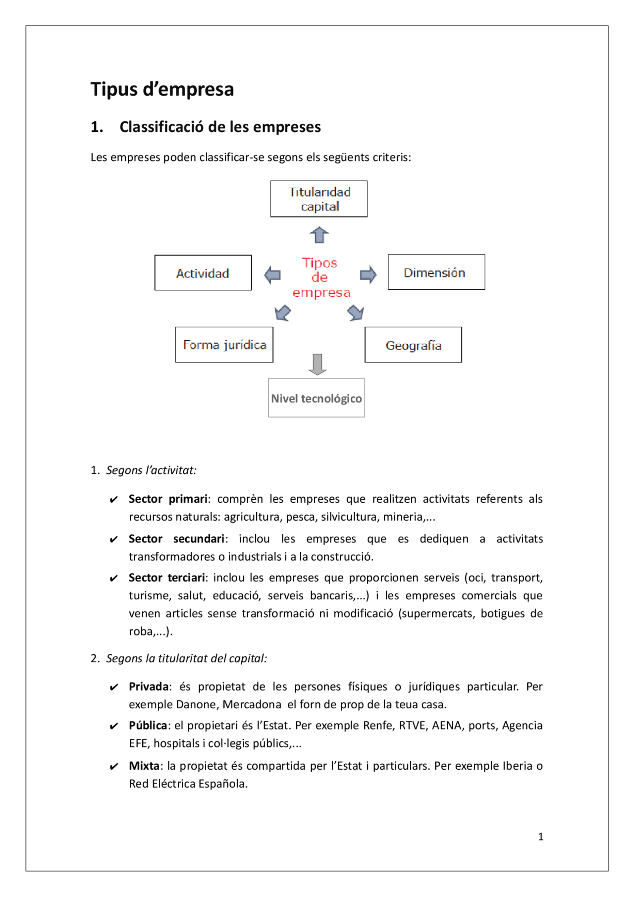 Economía De Segundo De Bachillerato Docsity