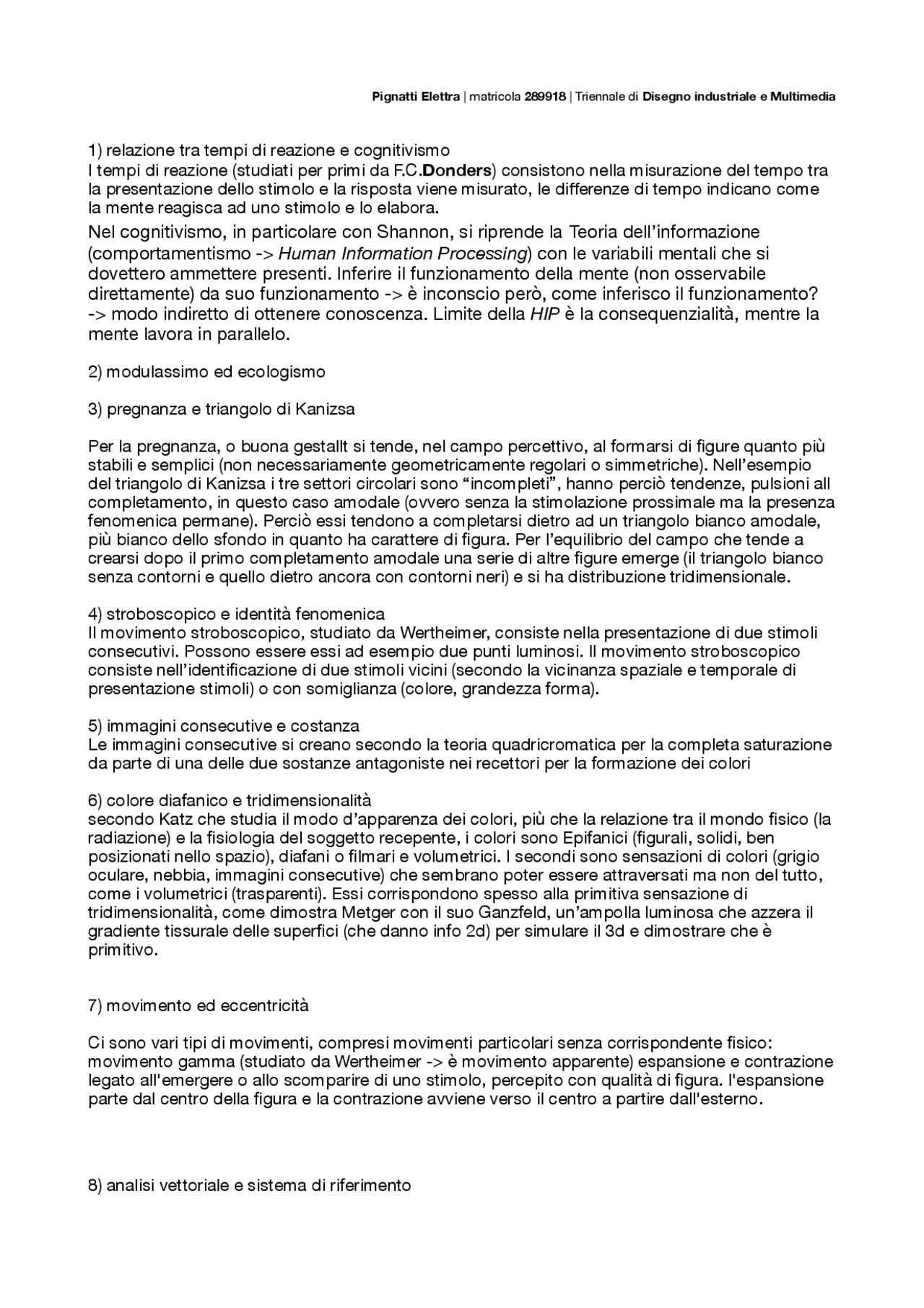 Domande E Rispose Esame Pdp 2020 Docsity