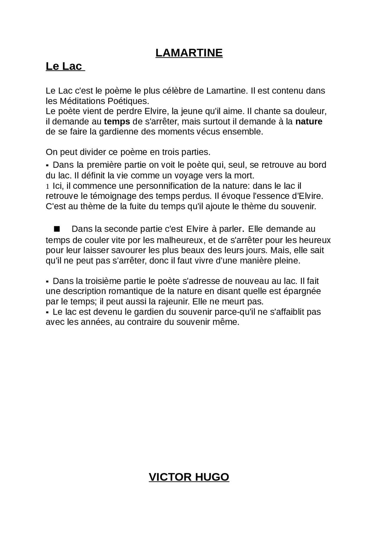 Riassunto Maturità Del Programma Di Letteratura Francese Docsity