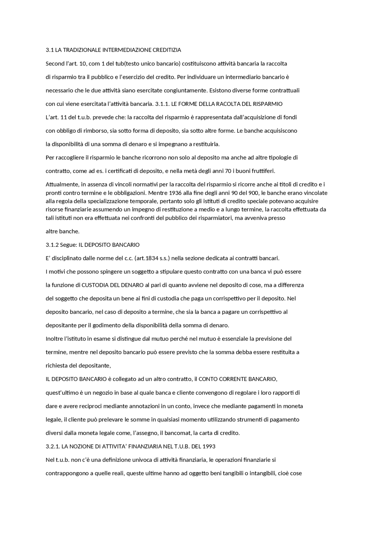 Diritto Delle Banche Docsity