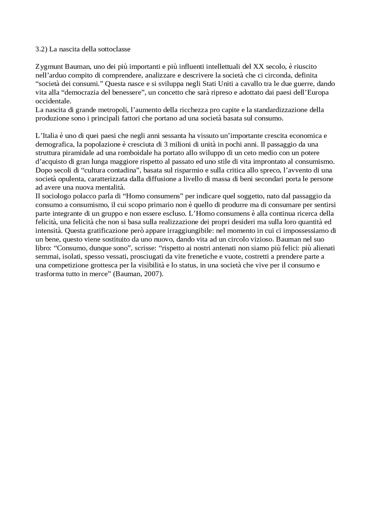 Appunti Sulla Lotta Di Classe Docsity