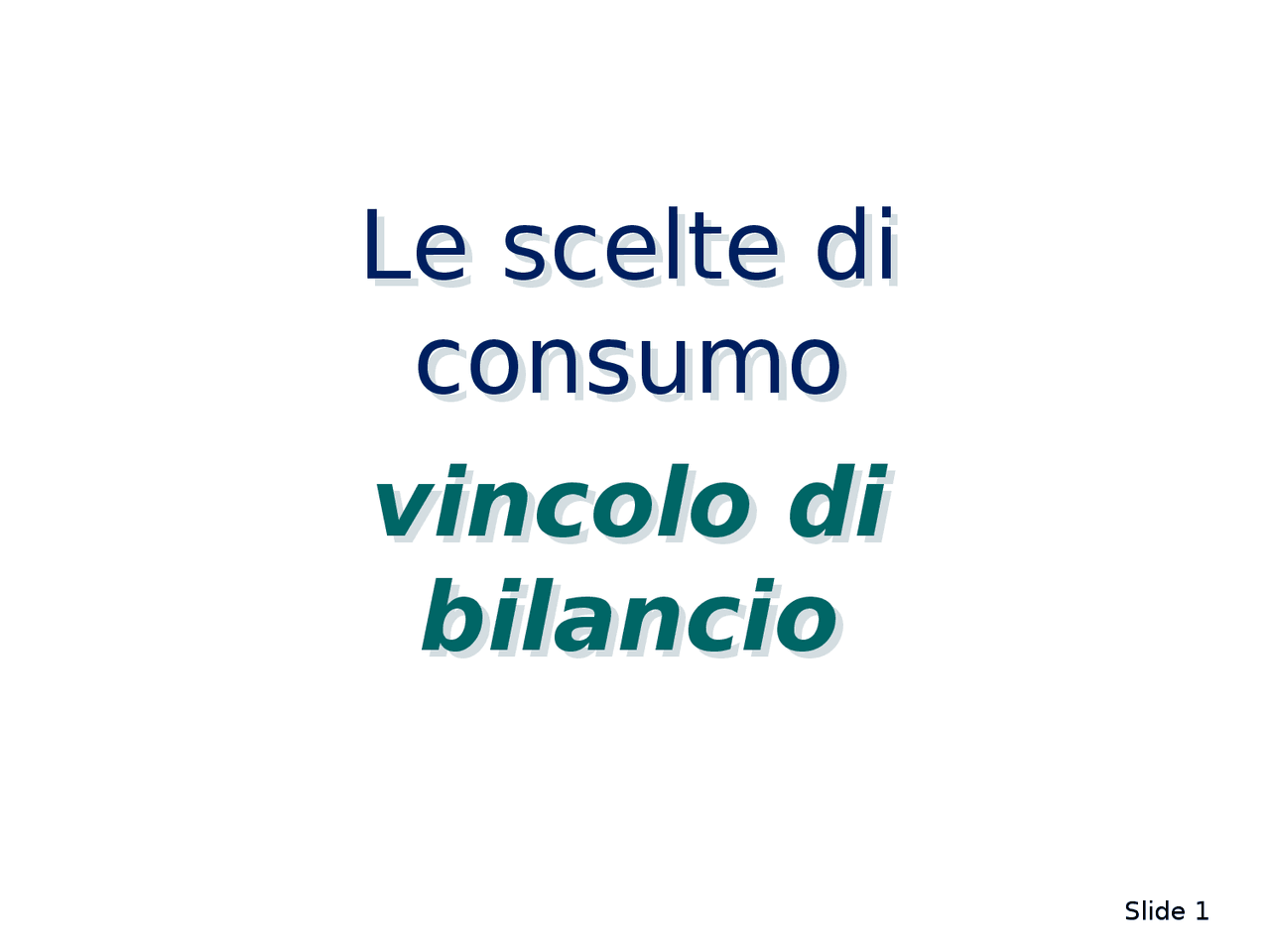 Vincolo Di Bilancio Docsity