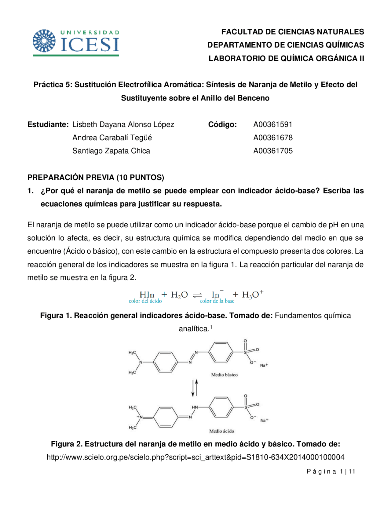 síntesis del naranja de metilo | Guías, Proyectos, Investigaciones de ...