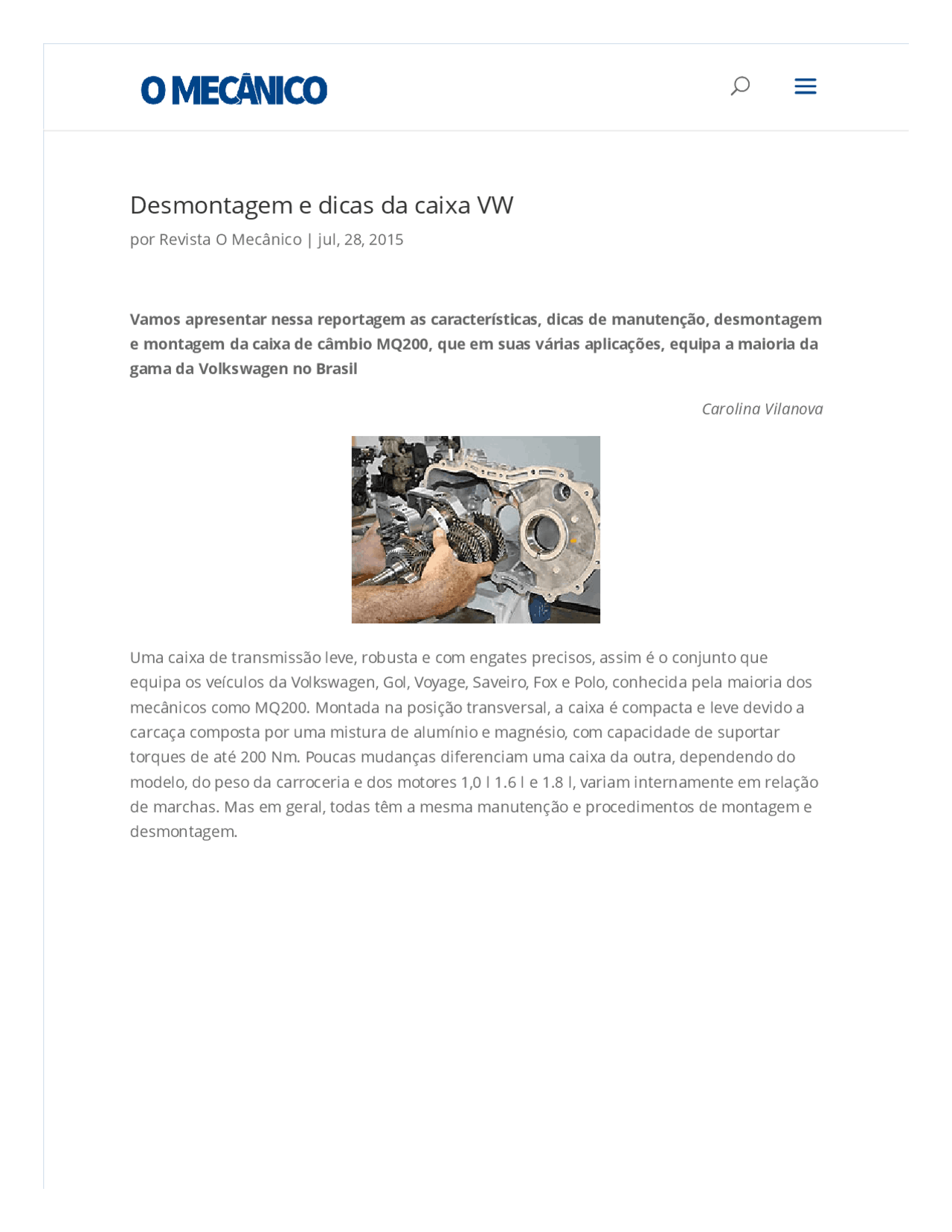 Manual De Montagem Da Transmissao Vw Manuais Projetos Pesquisas