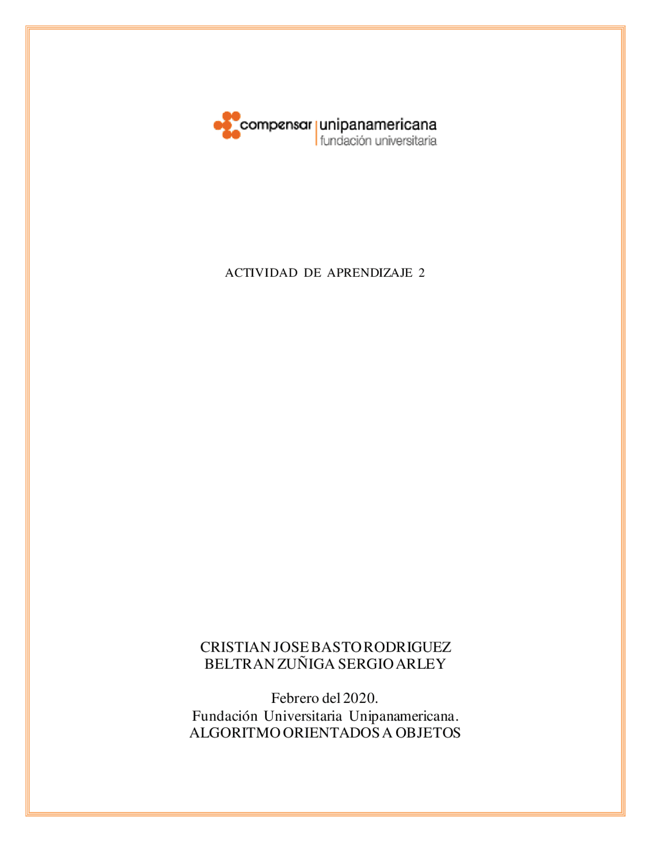 Algoritmos Parte Actividad Docsity