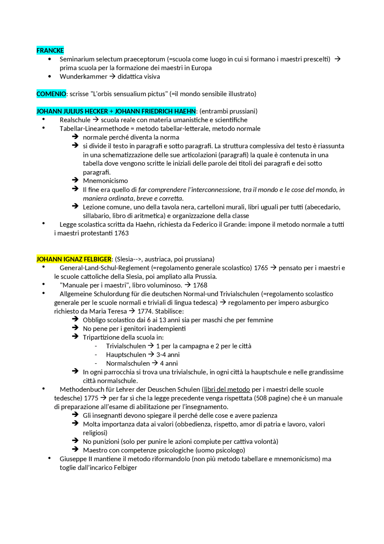 Storia Della Scuola E Delle Istituzioni Educative Docsity