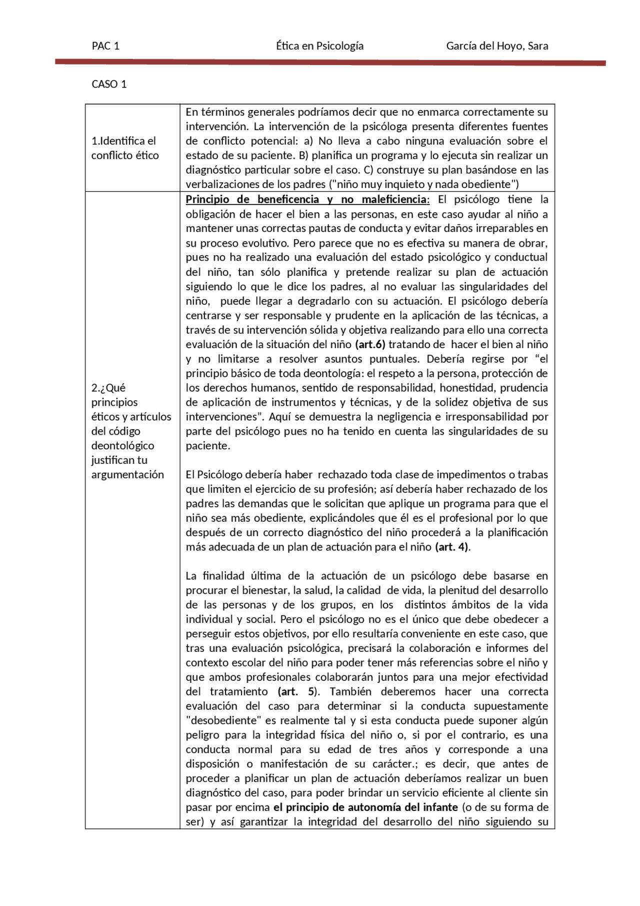 Pac 1 Ejercicios Resueltos ética Docsity