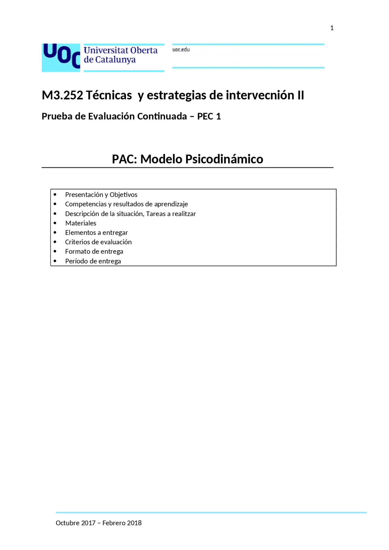 PEC1 ejercicios resueltos - Docsity