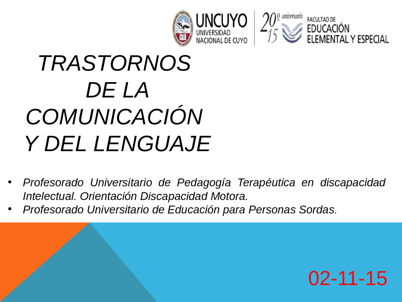 Dispraxia verbal- TRASTONO DE LA COMUNICACIÓN | Diapositivas de ...