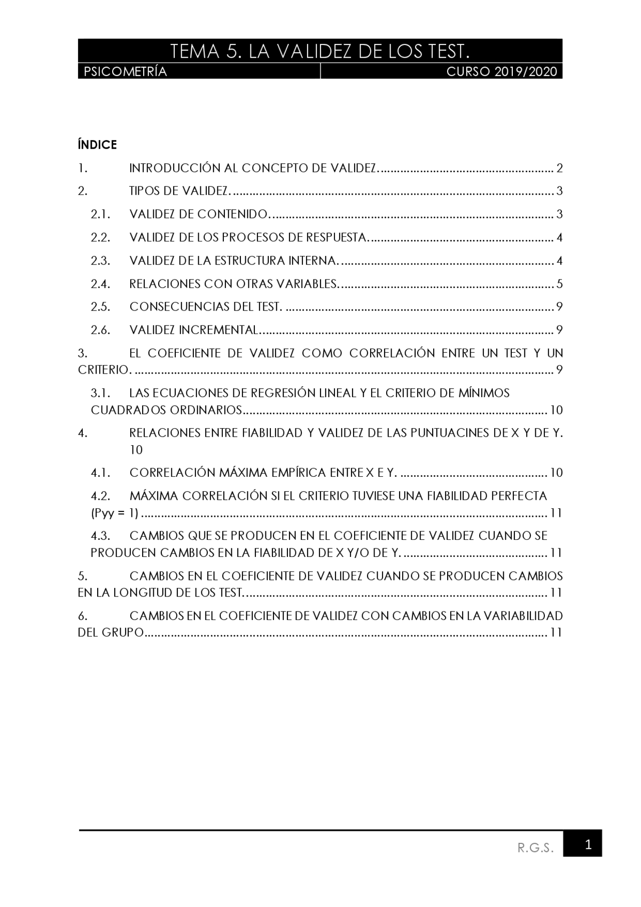 Apuntes PsicometrÍa Universidad Complutense Docsity