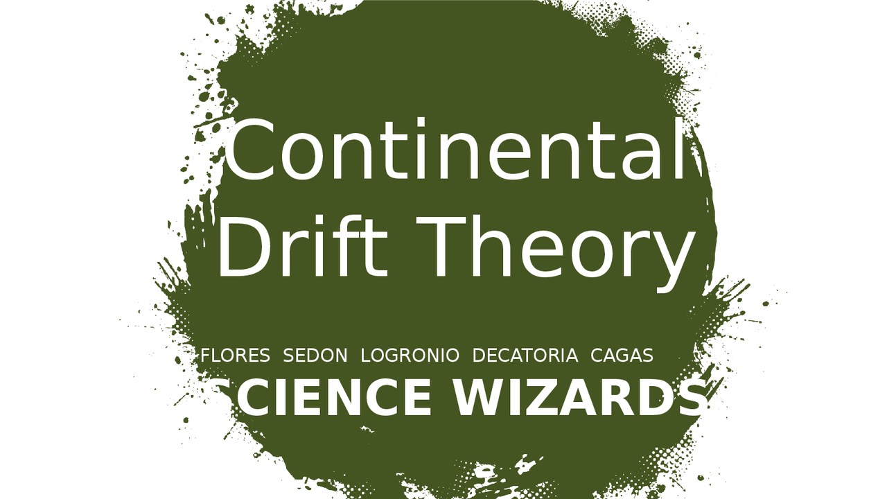 Earth Science About Continental Drift Theory Docsity