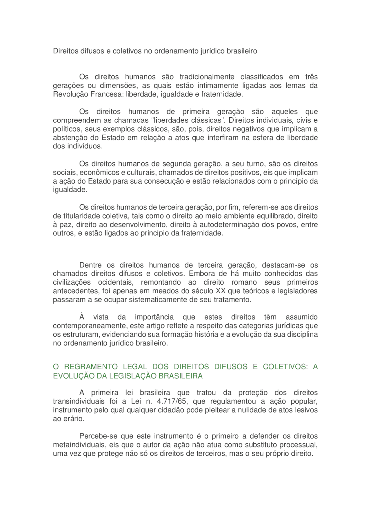 Direito Constitucional Docsity