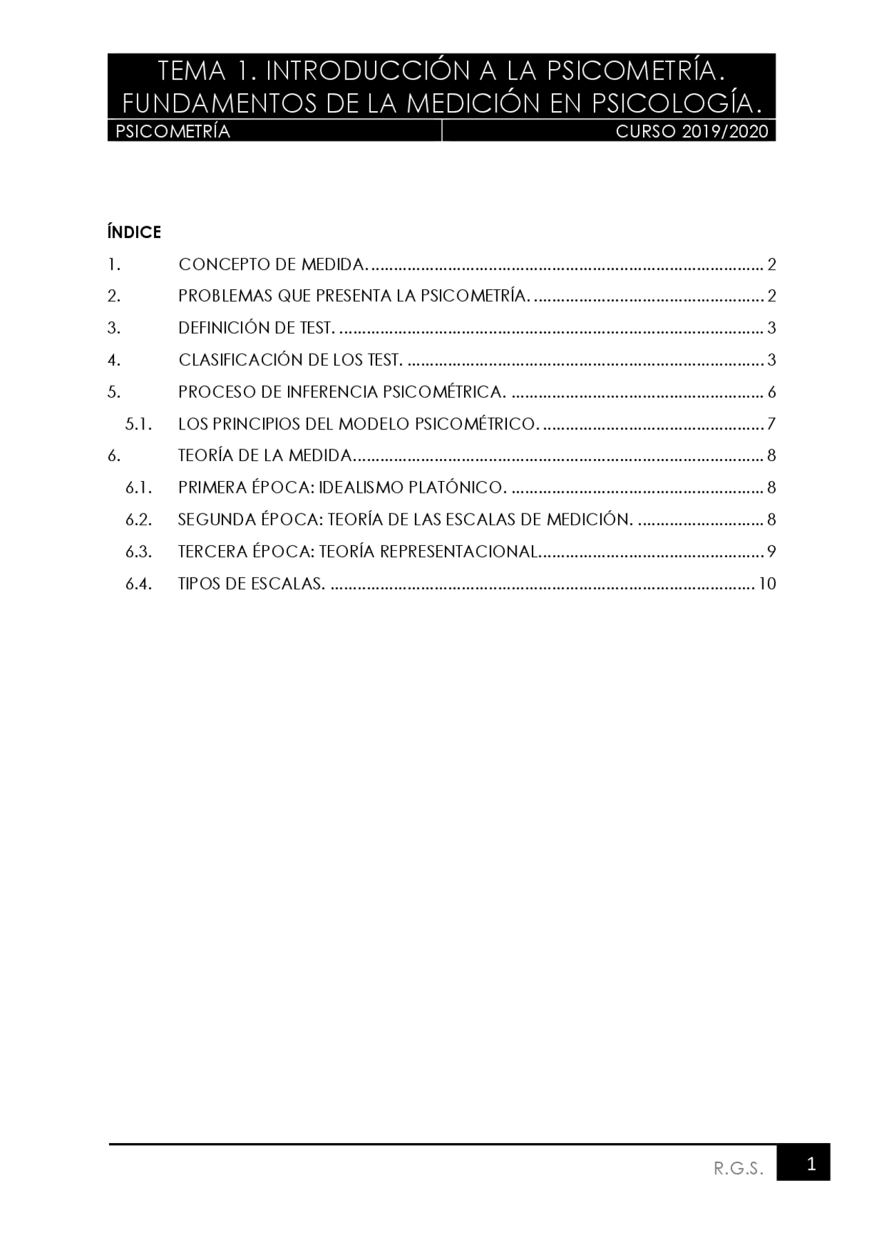 Apuntes PsicometrÍa Complutense Docsity