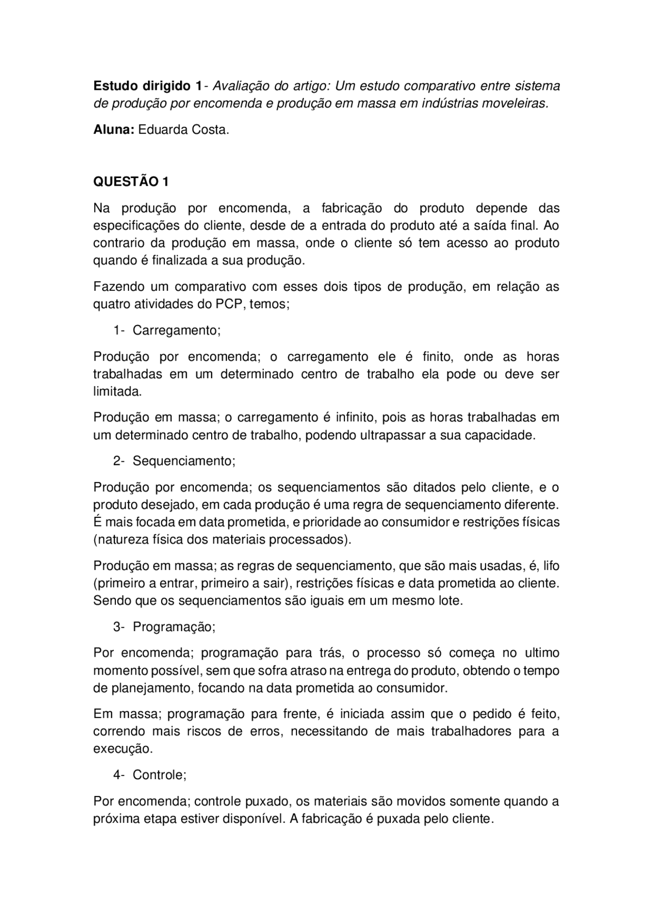 Metodo Delphi Planejamento E Controle Da Produção Docsity