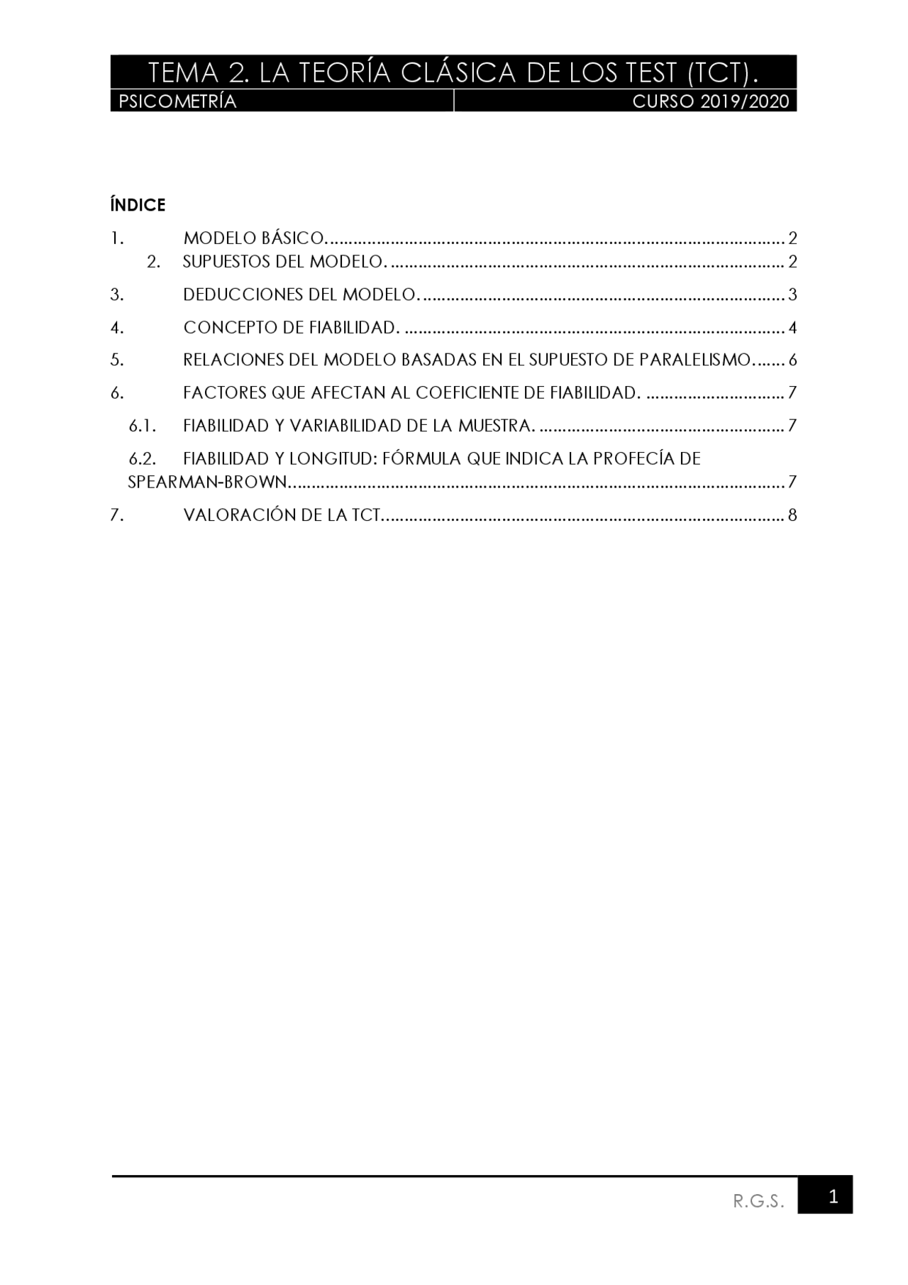 Apuntes PsicometrÍa Universidad Complutense Docsity