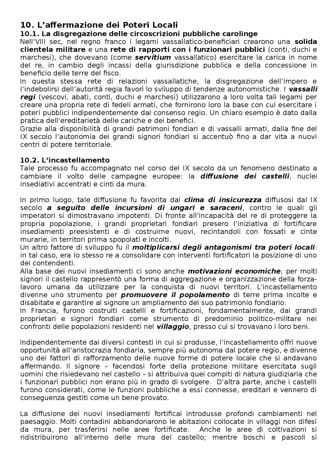 A Cortonesi Il Medioevo Profilo Di Un Millennio Docsity
