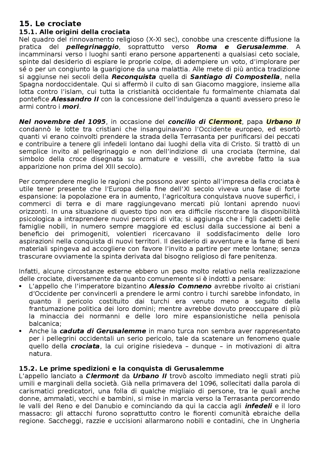 A Cortonesi Il Medioevo Profilo Di Un Millennio Docsity