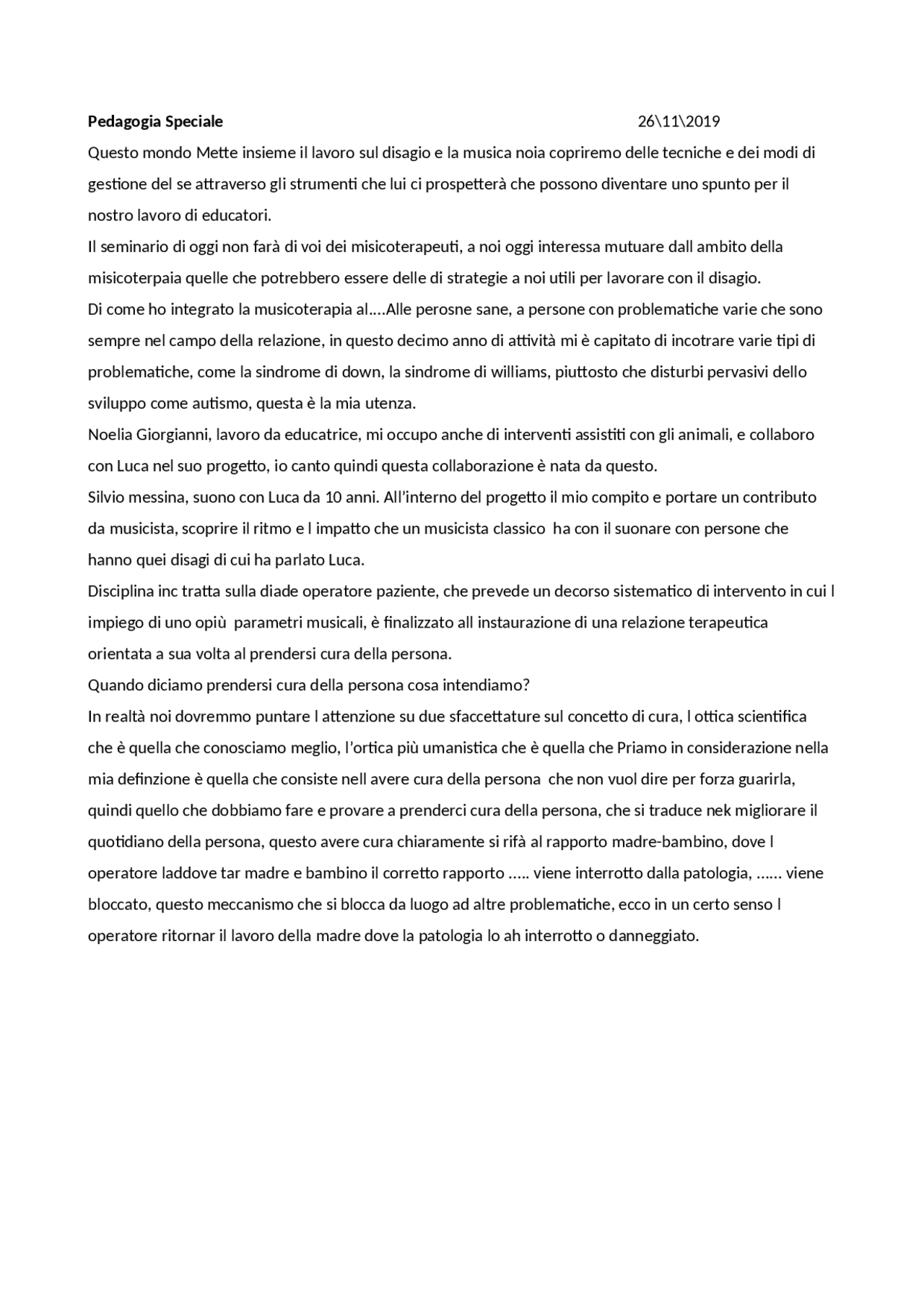 Appunti Di Pedagogia Speciale Docsity