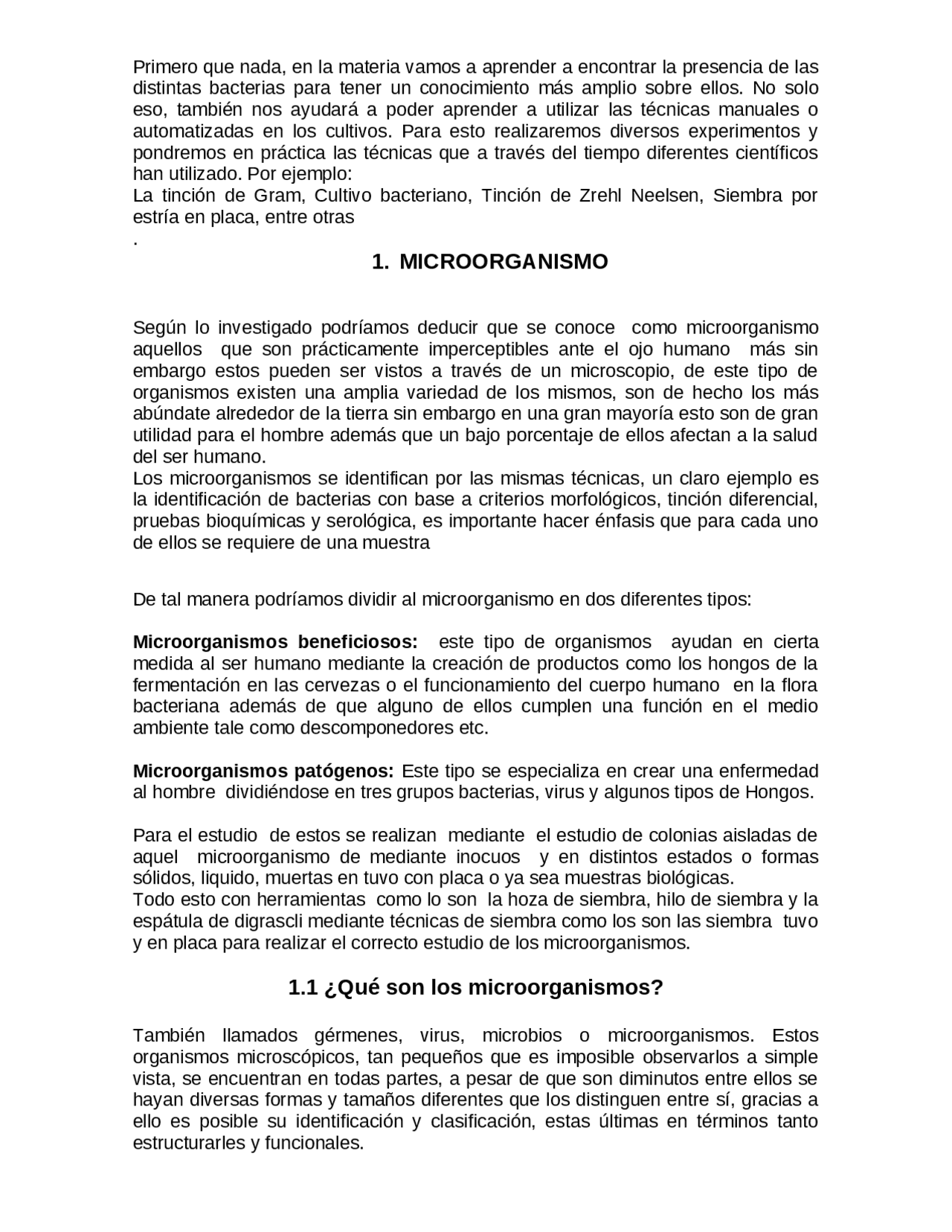 Microorganismos Resumen Resúmenes De Biología Docsity