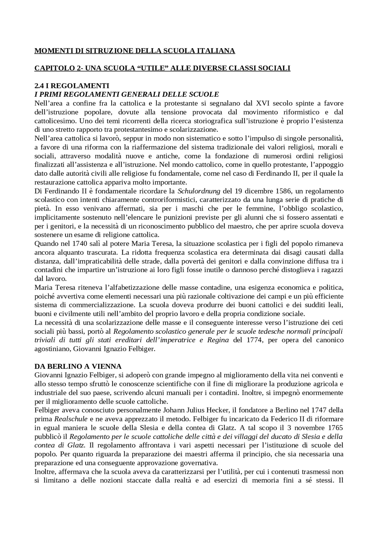 Riassunto Del Capitolo 5 Docsity