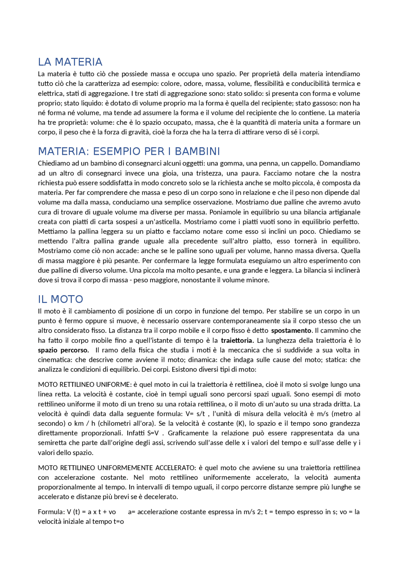 Riassunti Esame Fisica Docsity