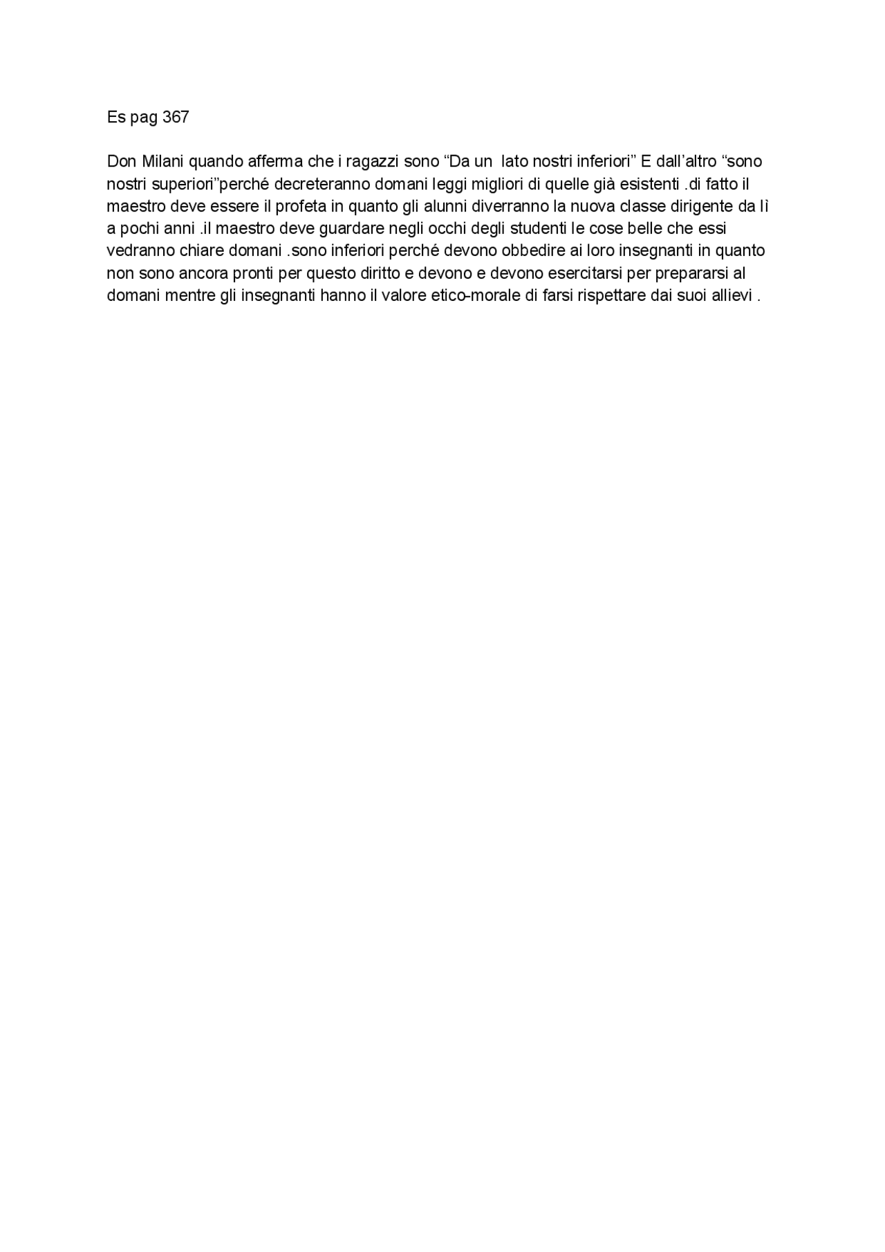 Pedagogia Informazioni Docsity