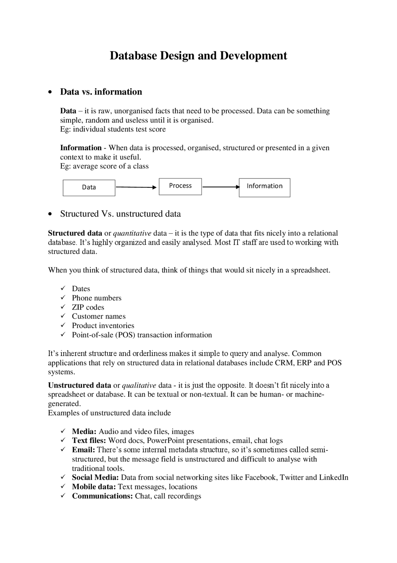 Database Management System Docsity