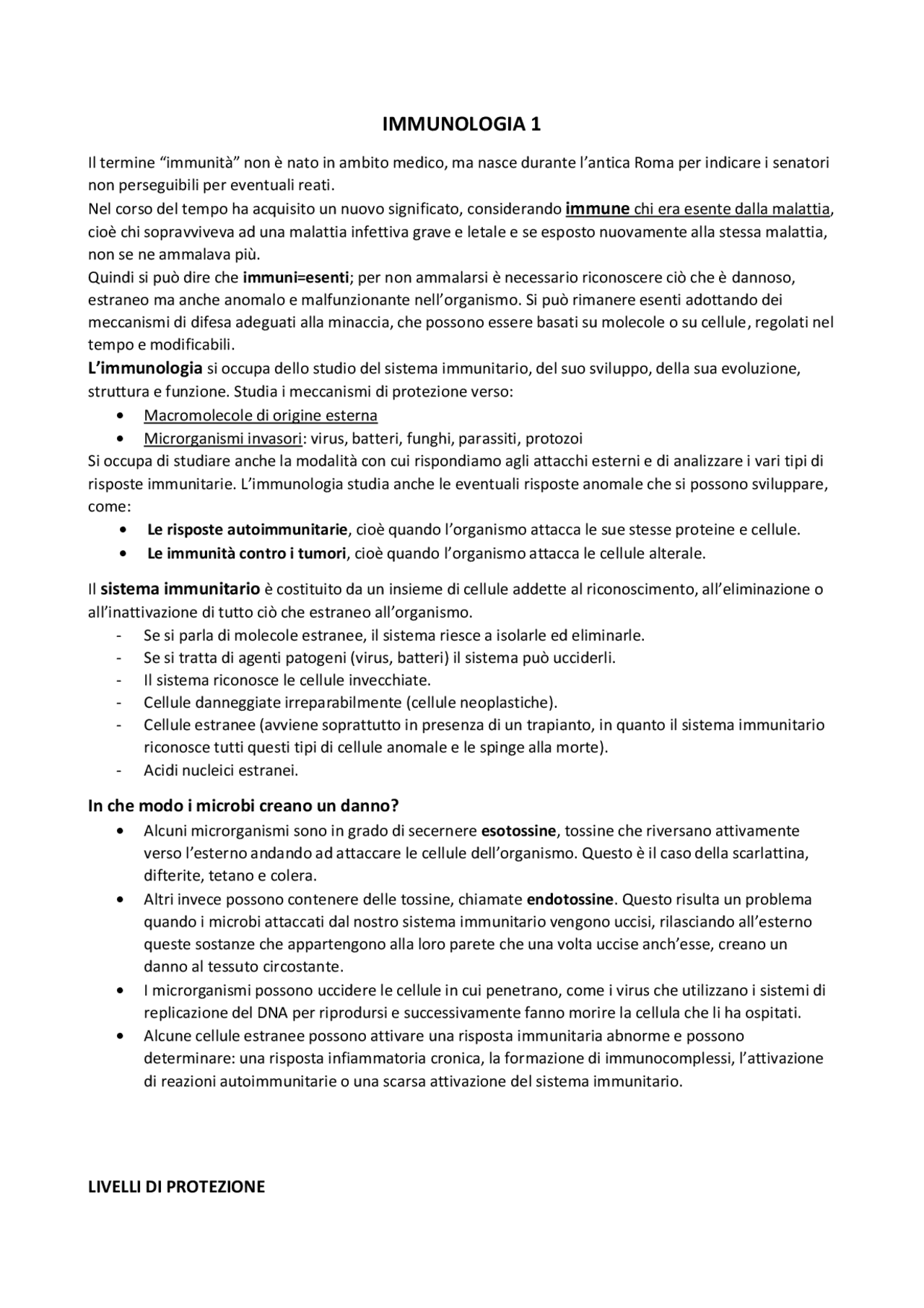 Appunti Di Immunologia Docsity