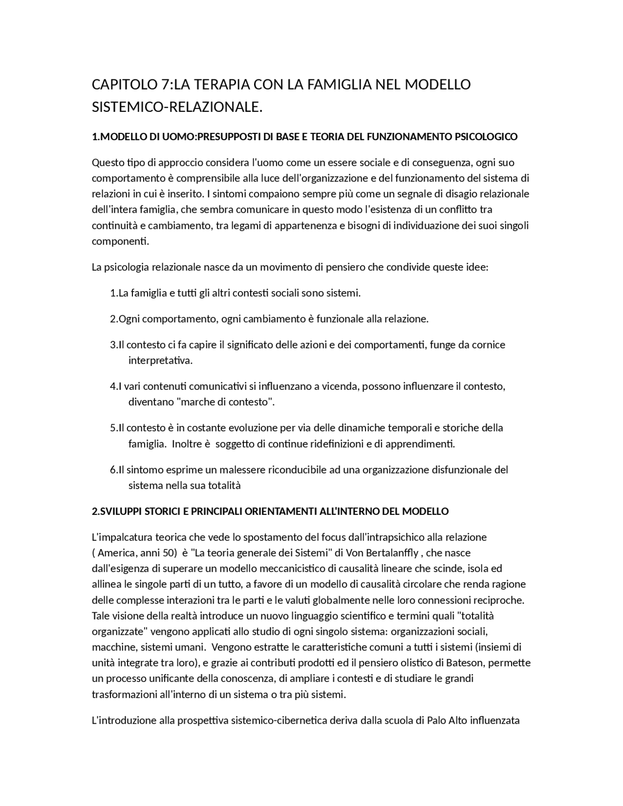 Capitolo 7 Di Modelli Di Psicoterapia Docsity