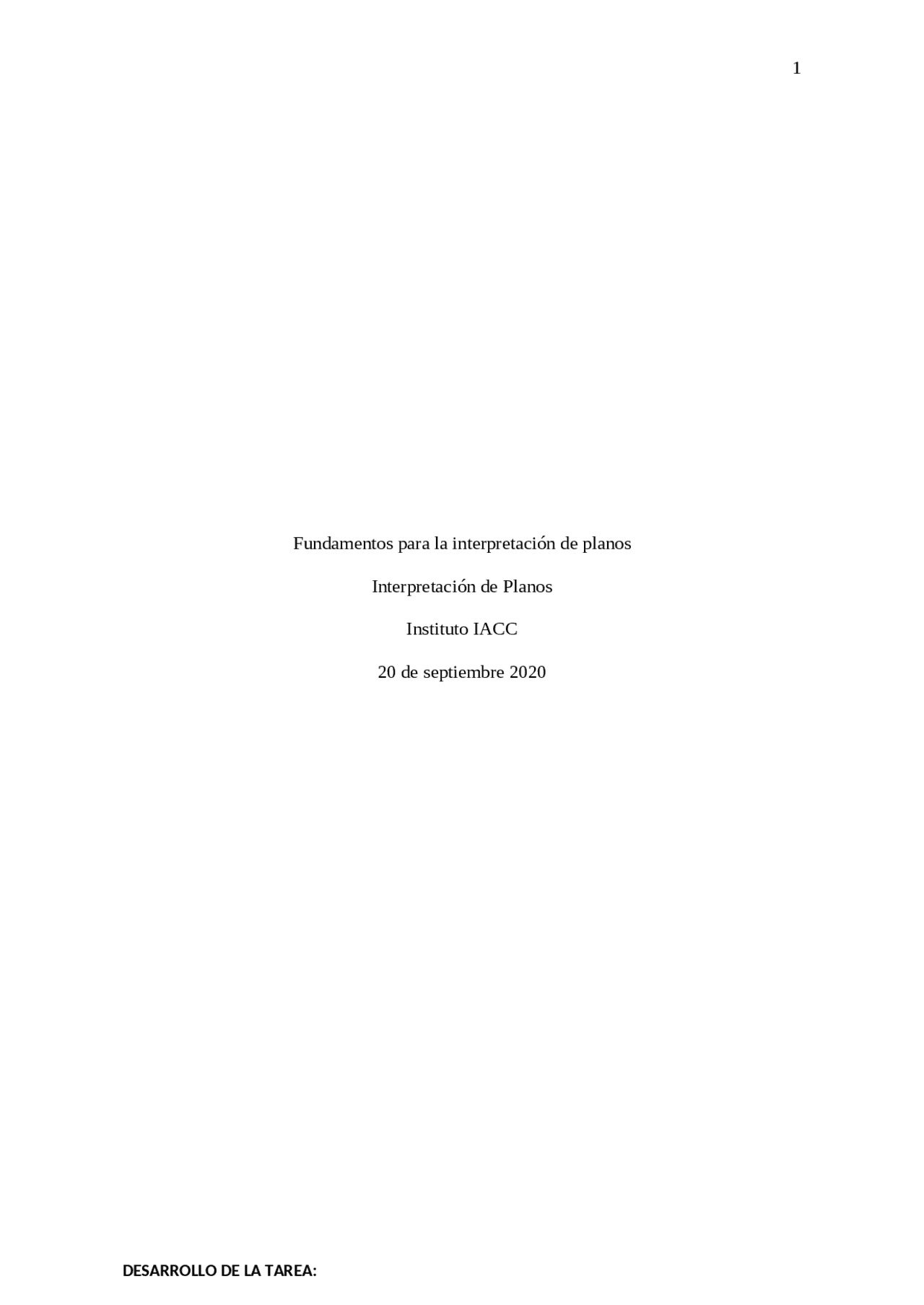 Semana 5 Interpretación De Planos Iacc Exámenes De Matemáticas Docsity