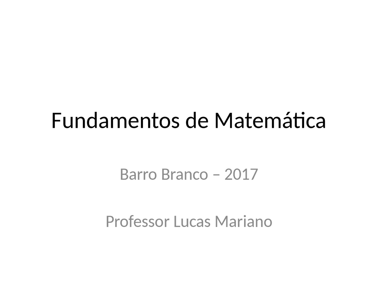 Conjuntos Numéricos Cursinho Docsity