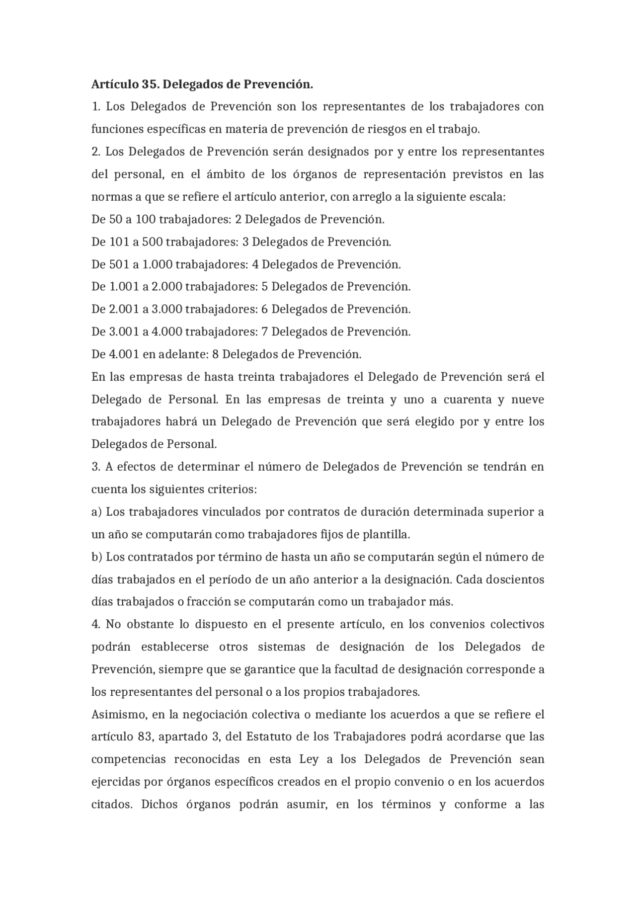 ARTICULO 35 Y 38 DEL REGLAMENTO - Docsity