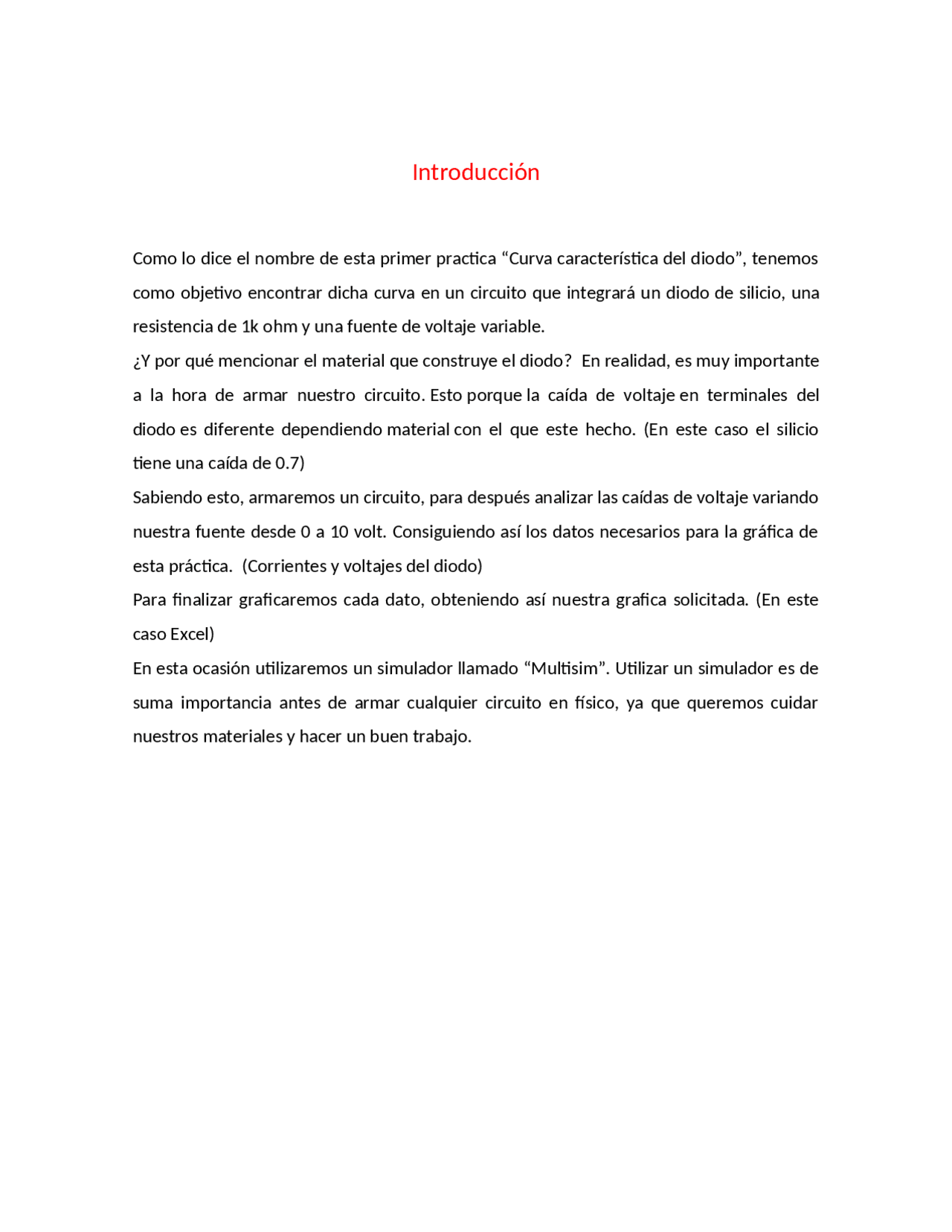 Practica 1 Lab De Electronica Docsity