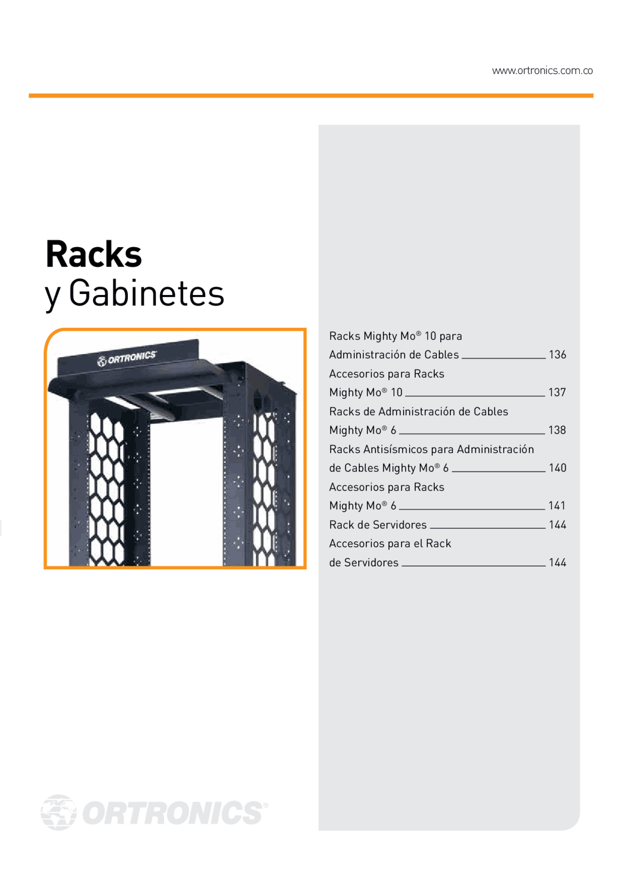 Racks para cuarto de telecomunicaciones - Docsity