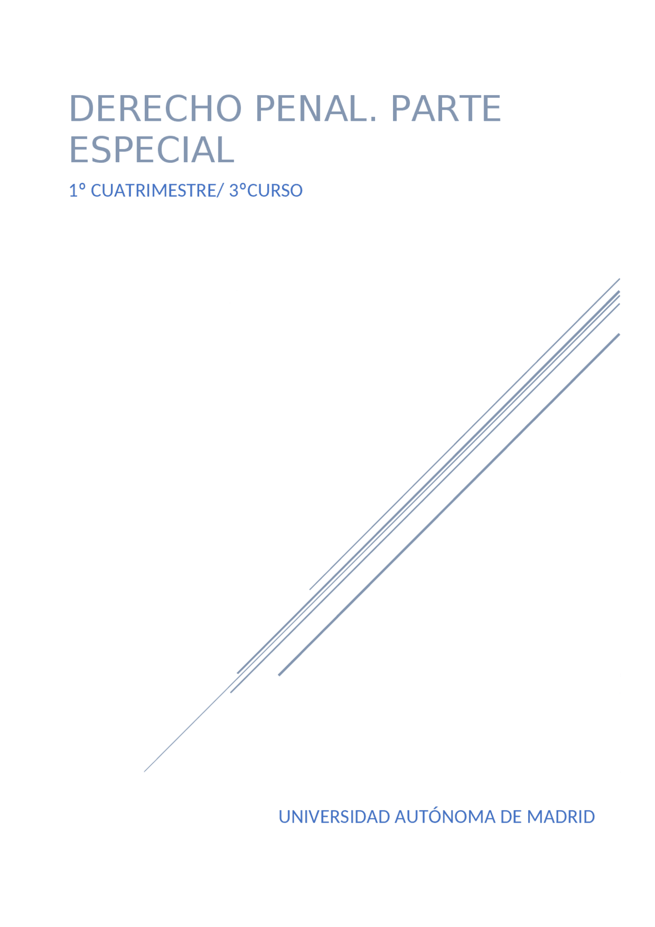 Derecho Penal Especial Docsity