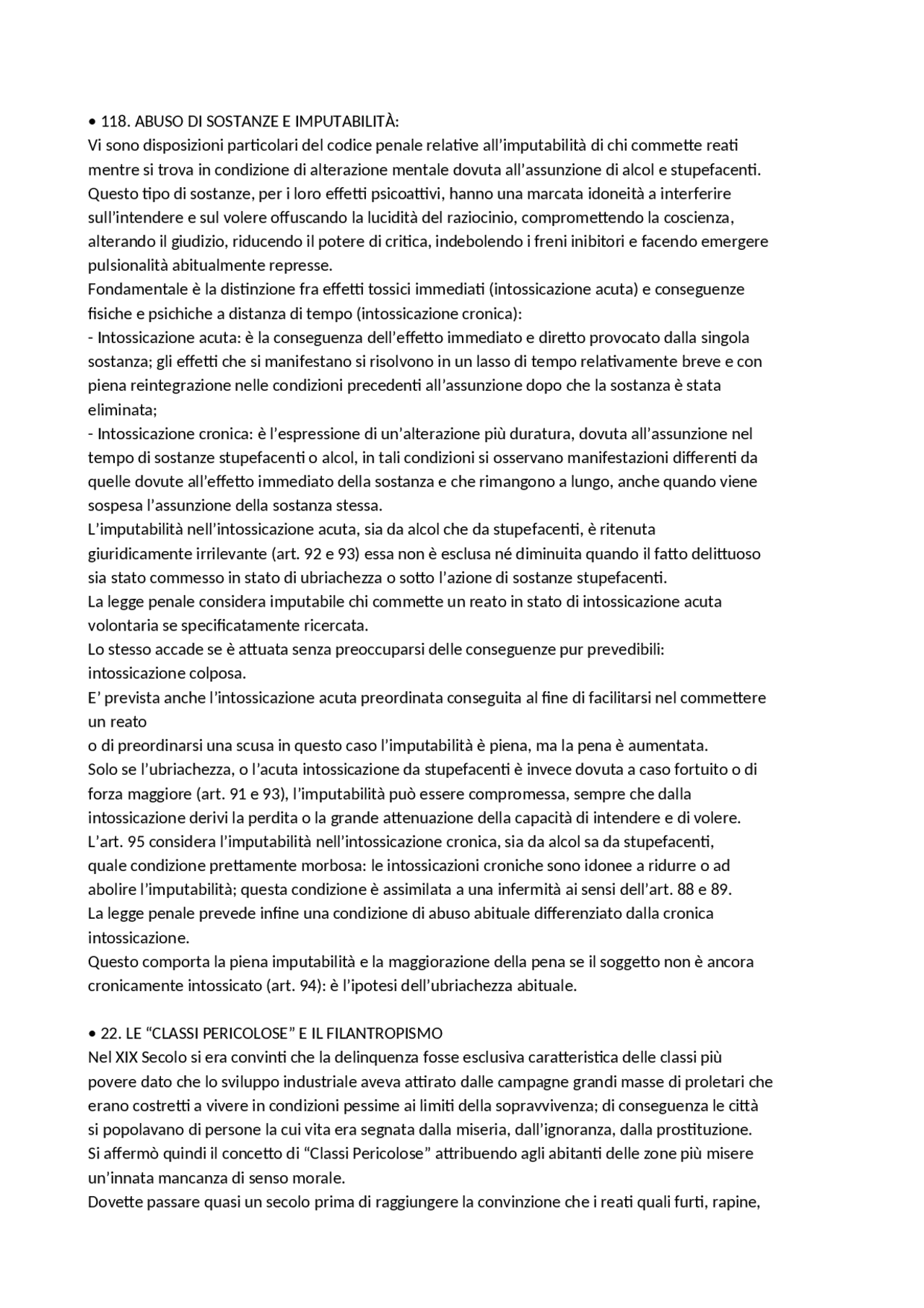 Criminologia Riassunto Docsity