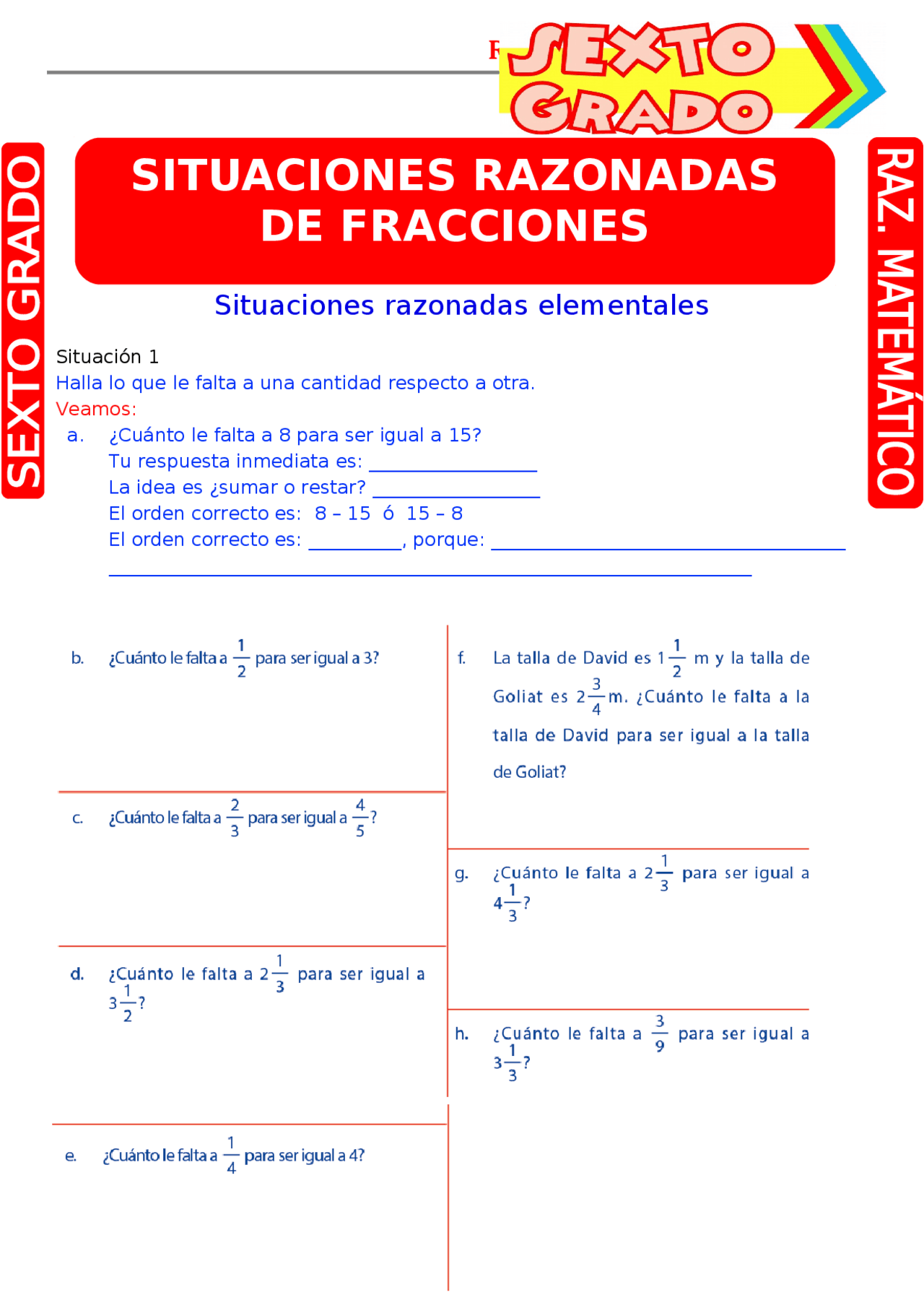 Razonamiento matematico fracciones - Docsity Razonamiento matematico fracciones - Docsity