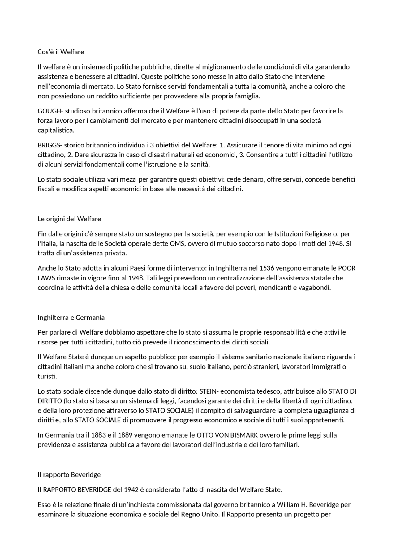 Riassunto Di Scienze Umane Docsity