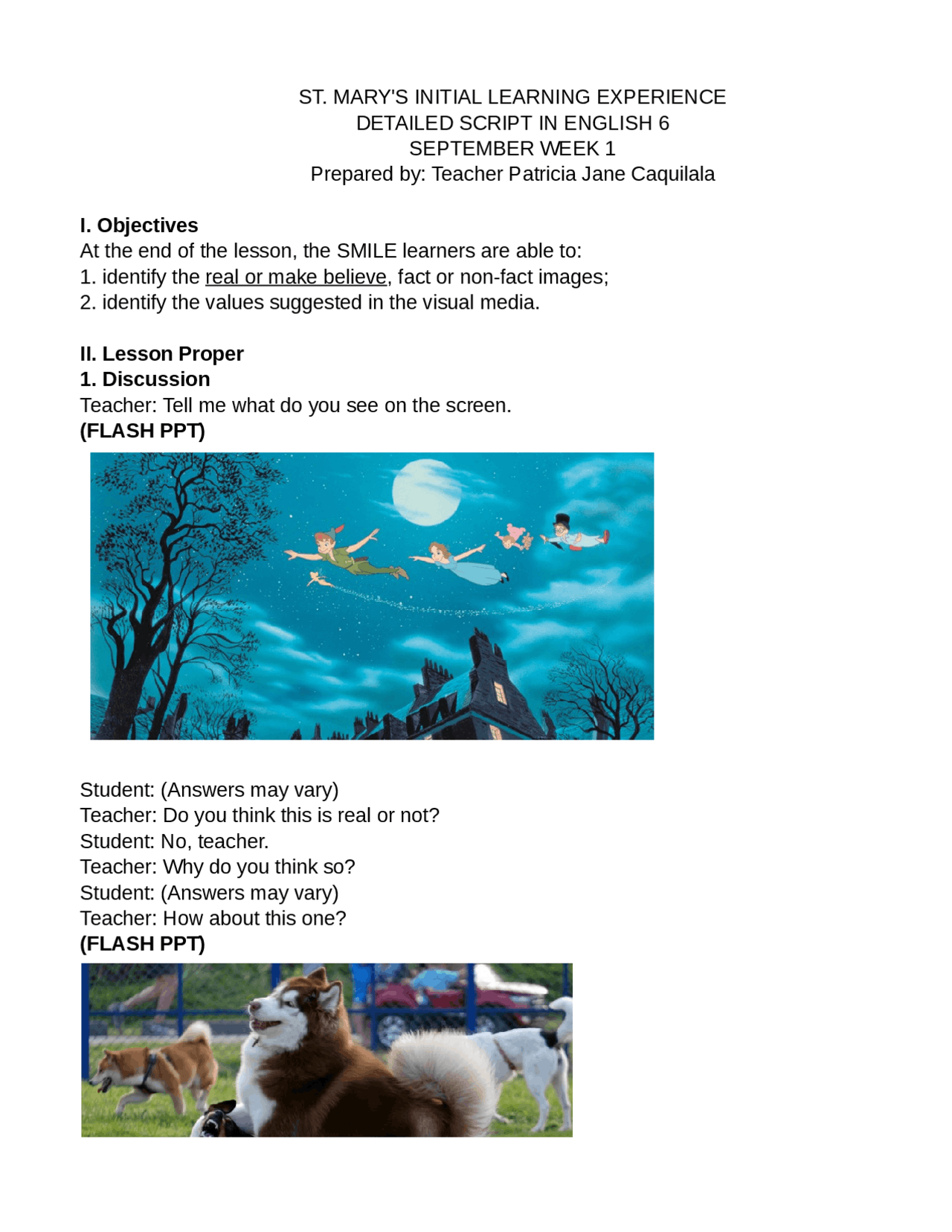 ENGLISH DETAILED LESSON PLANS for English 6 and English 8 | Lecture ...