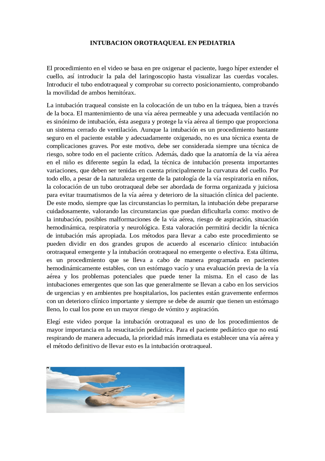 Intubacion Orotraqueal Docsity