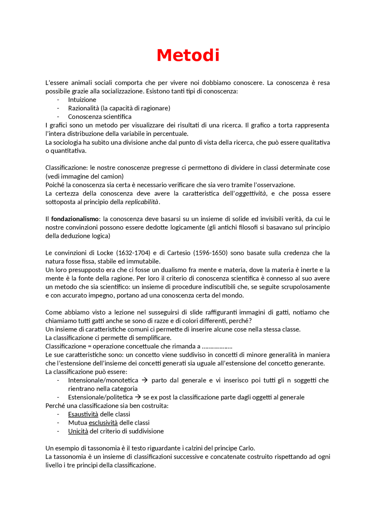 Teoria E Metodi Della Ricerca Sociale Docsity