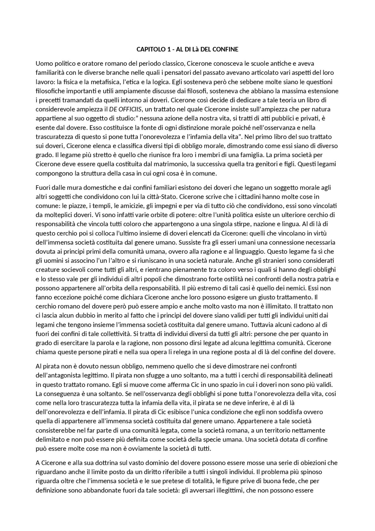 Il Nemico Comune Di Tutti Docsity