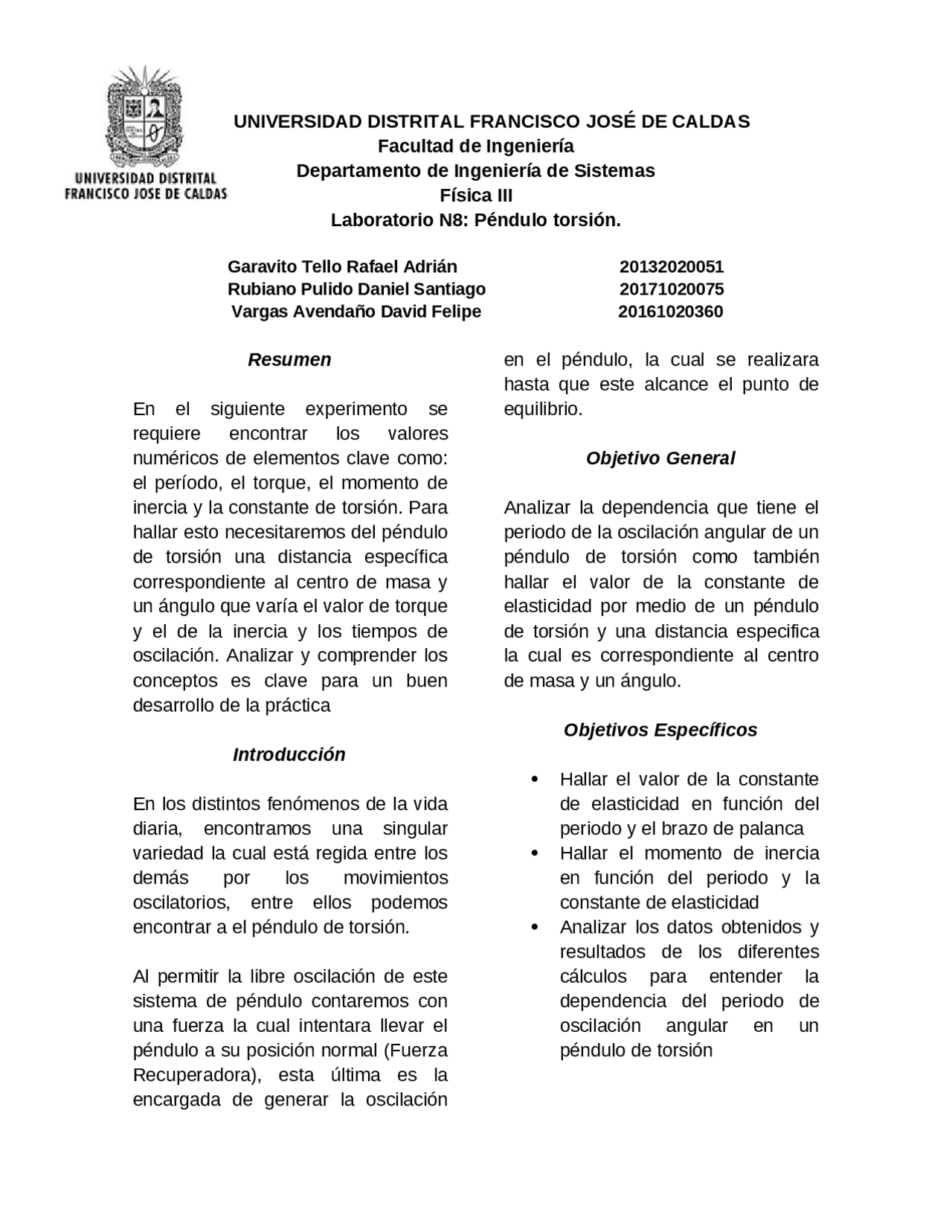 Laboratorio N8 De Fisica 3 Resúmenes De Física Docsity