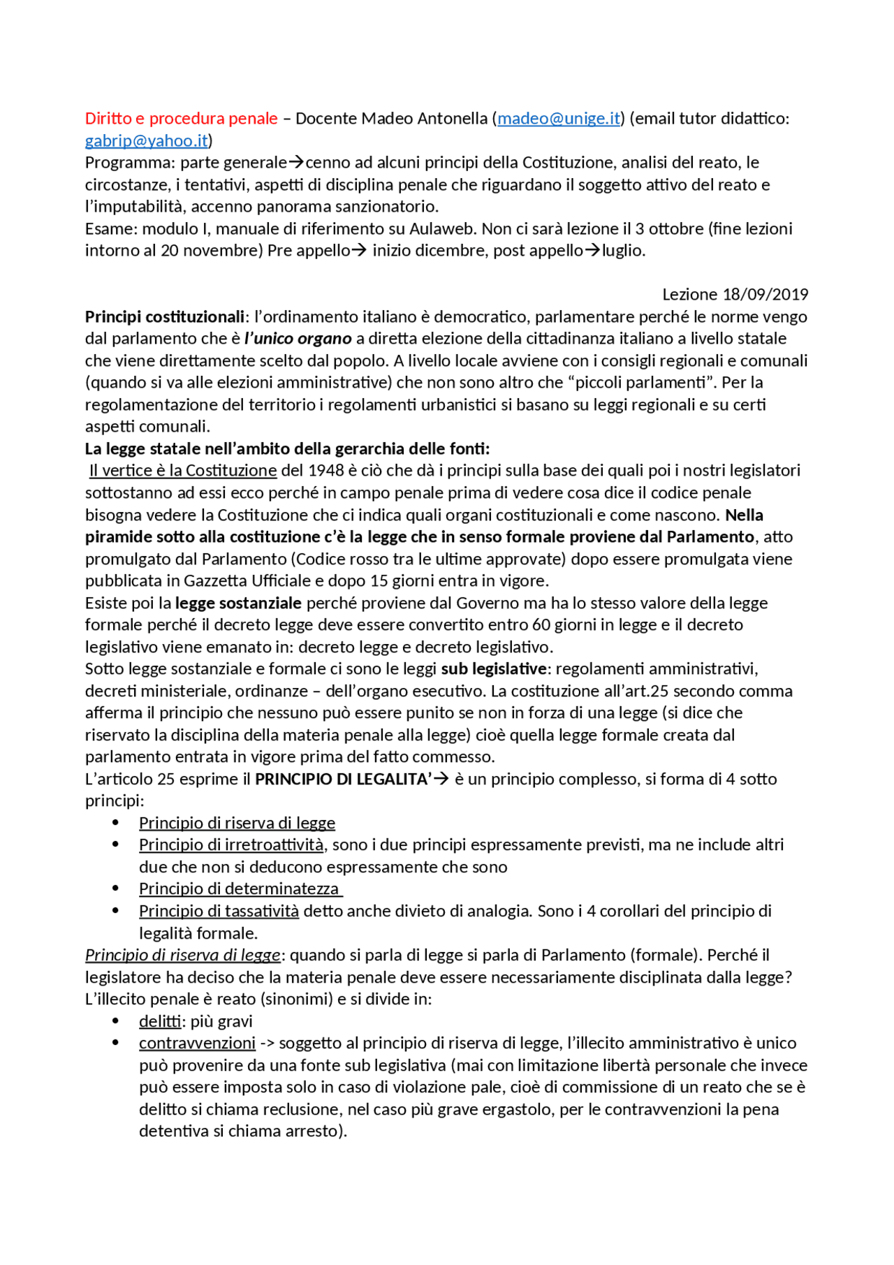 Appunti Diritto Penale Docsity