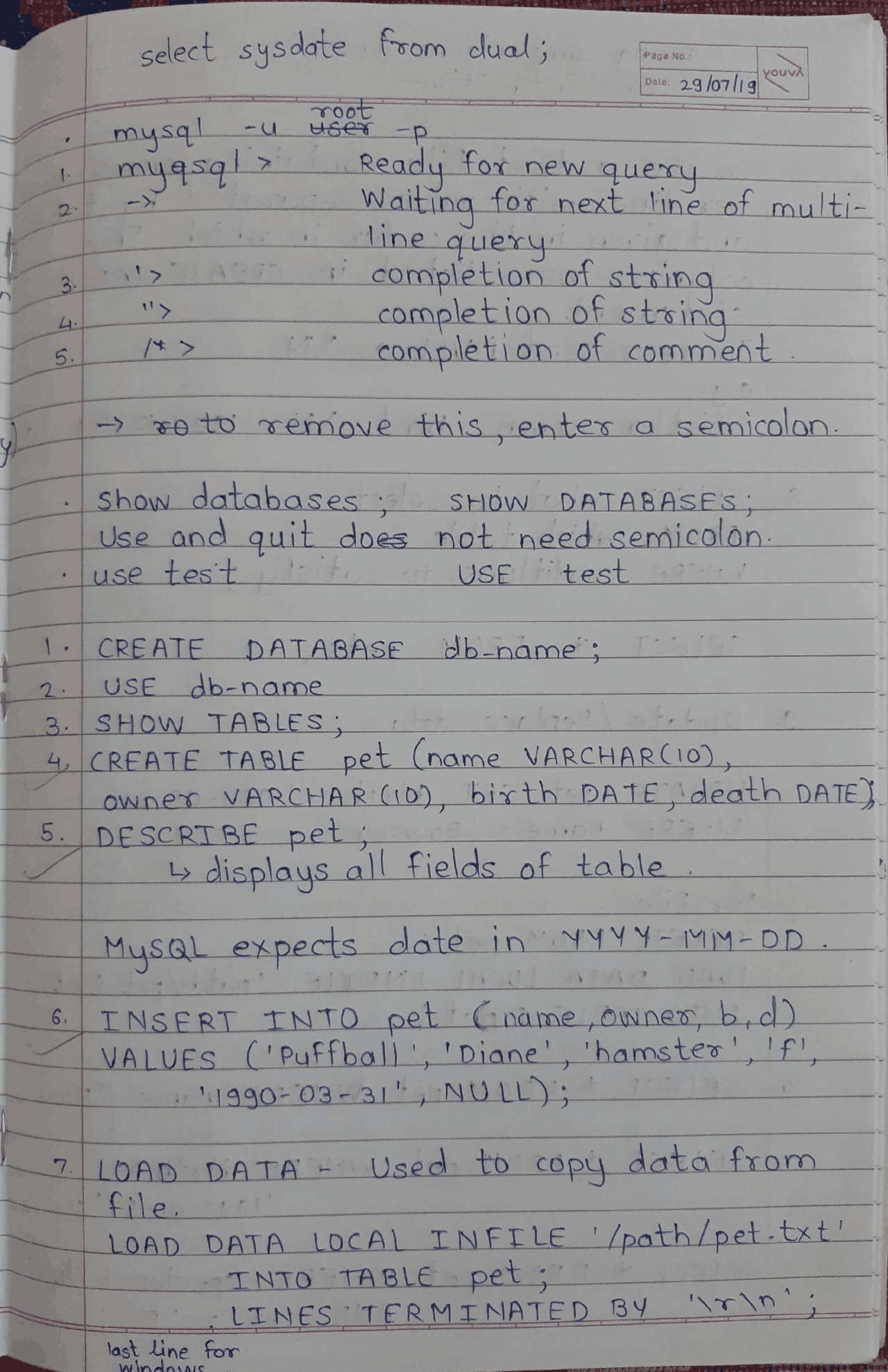 Database Management System Lecture Notes Database Management Systems Dbms Docsity